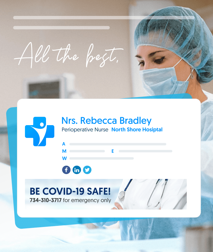 Nurse email signature - Make a professional impression