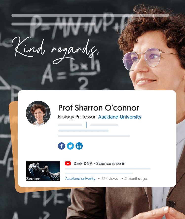 Teacher email signature: what to include for great results