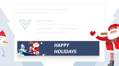 Christmas email signatures - Templates, banners & more