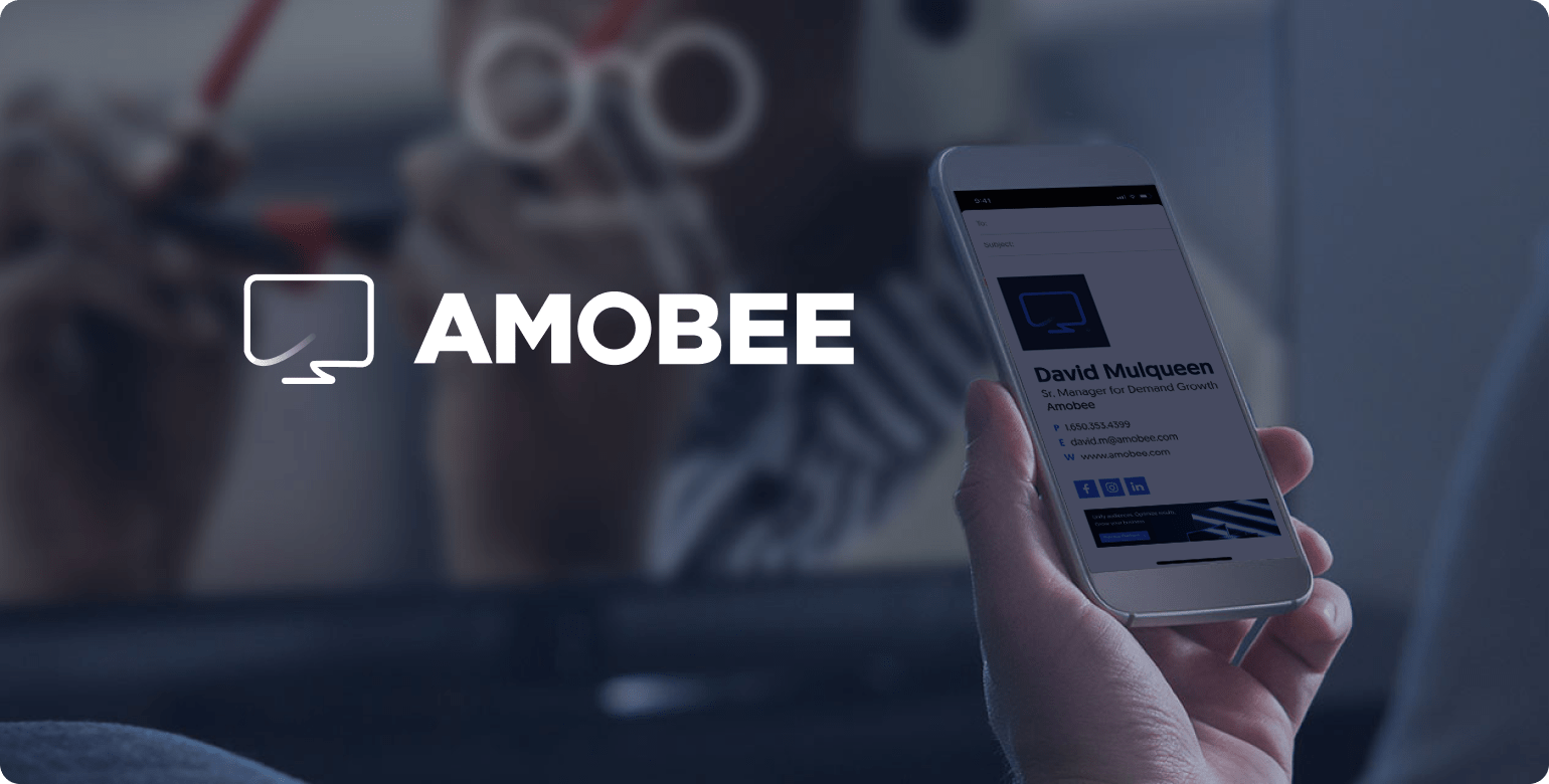 Amobee case study: WiseStamp signature manager