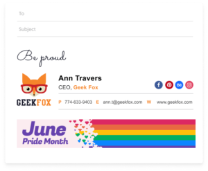 Email signature management solution for SaaS companies