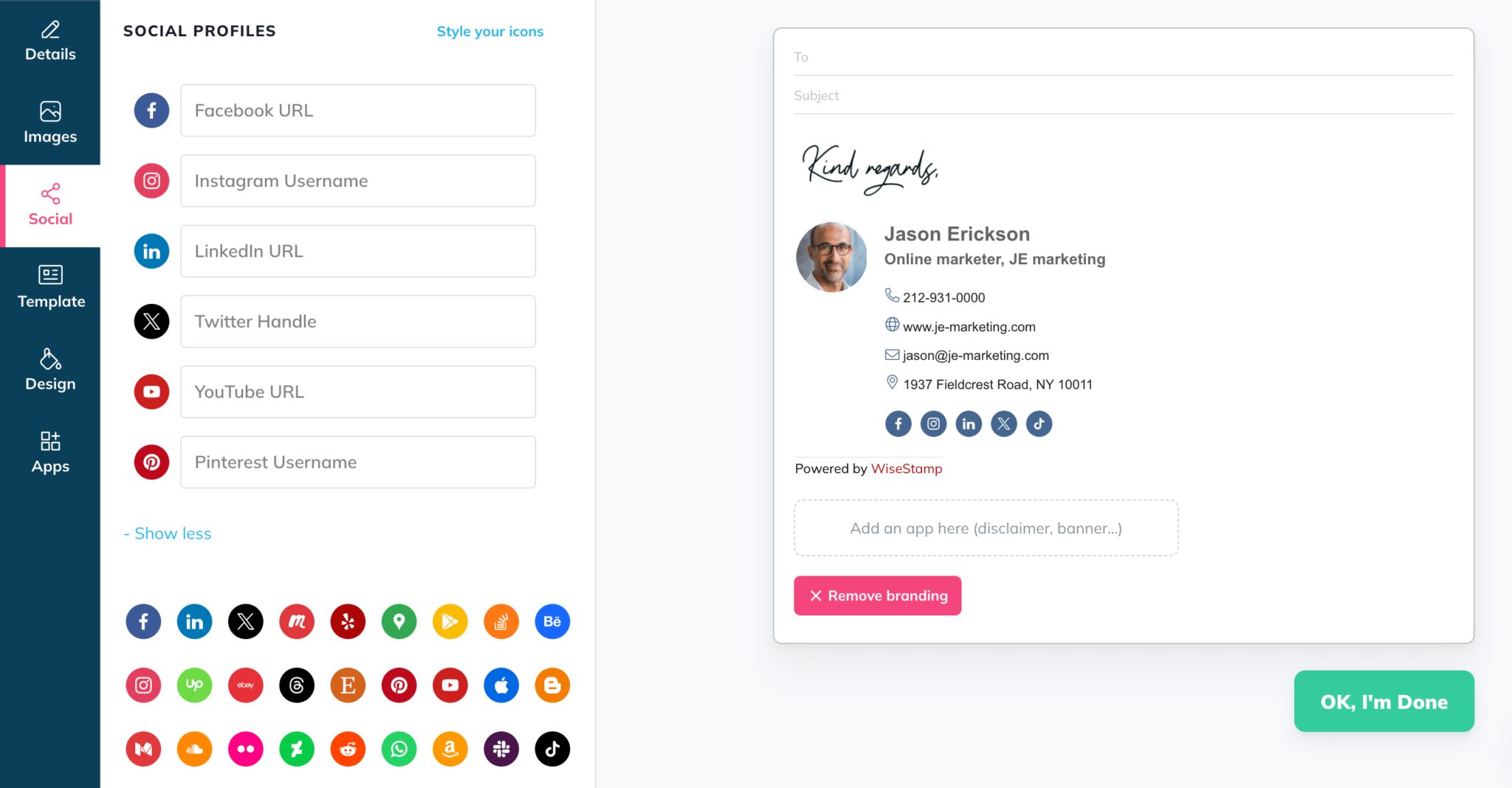 Best social media apps for Email signatures based on profession