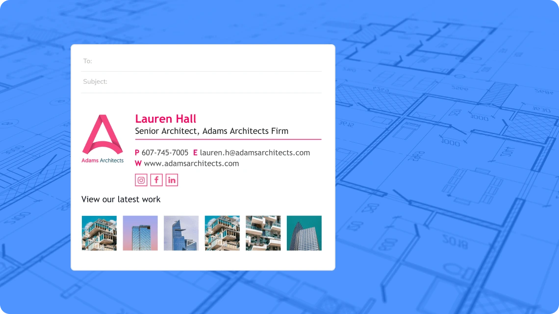 Email signature management solutions for the construction industry
