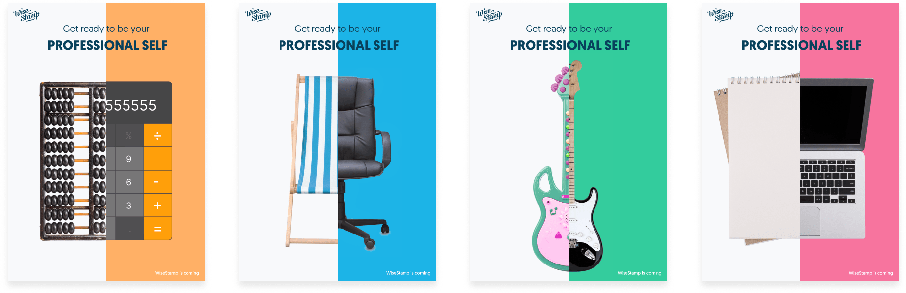 Teaser posters for your office by WiseStamp