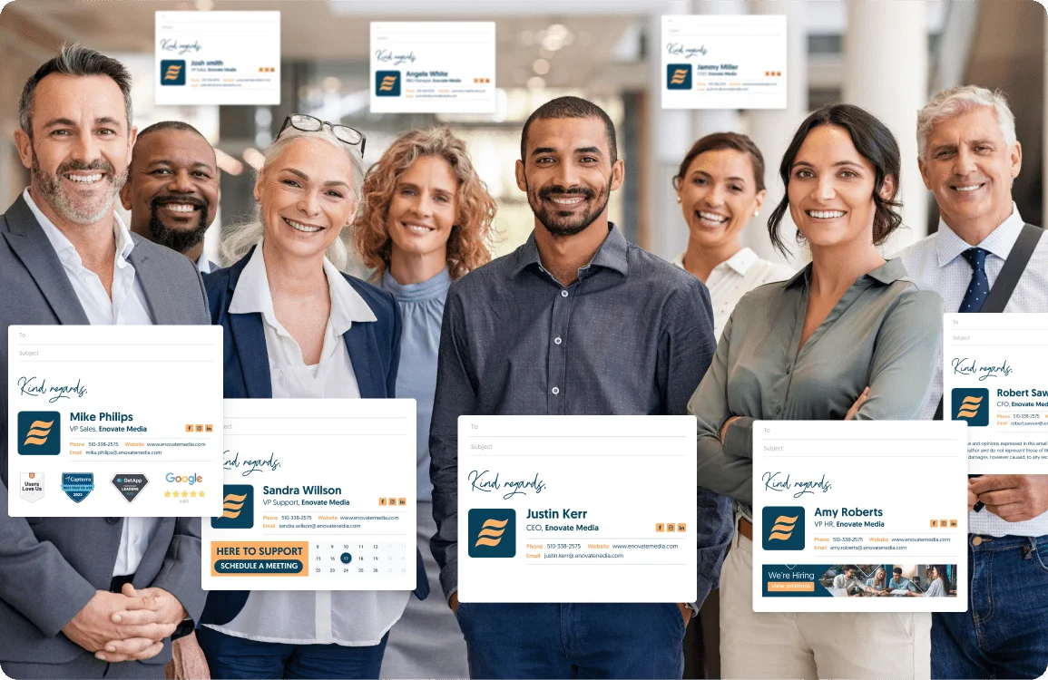 Email signature management solutions for the marketing industry