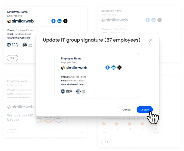 Wisestamp - Centralized Email Signature Management for IT Teams - WiseStamp
